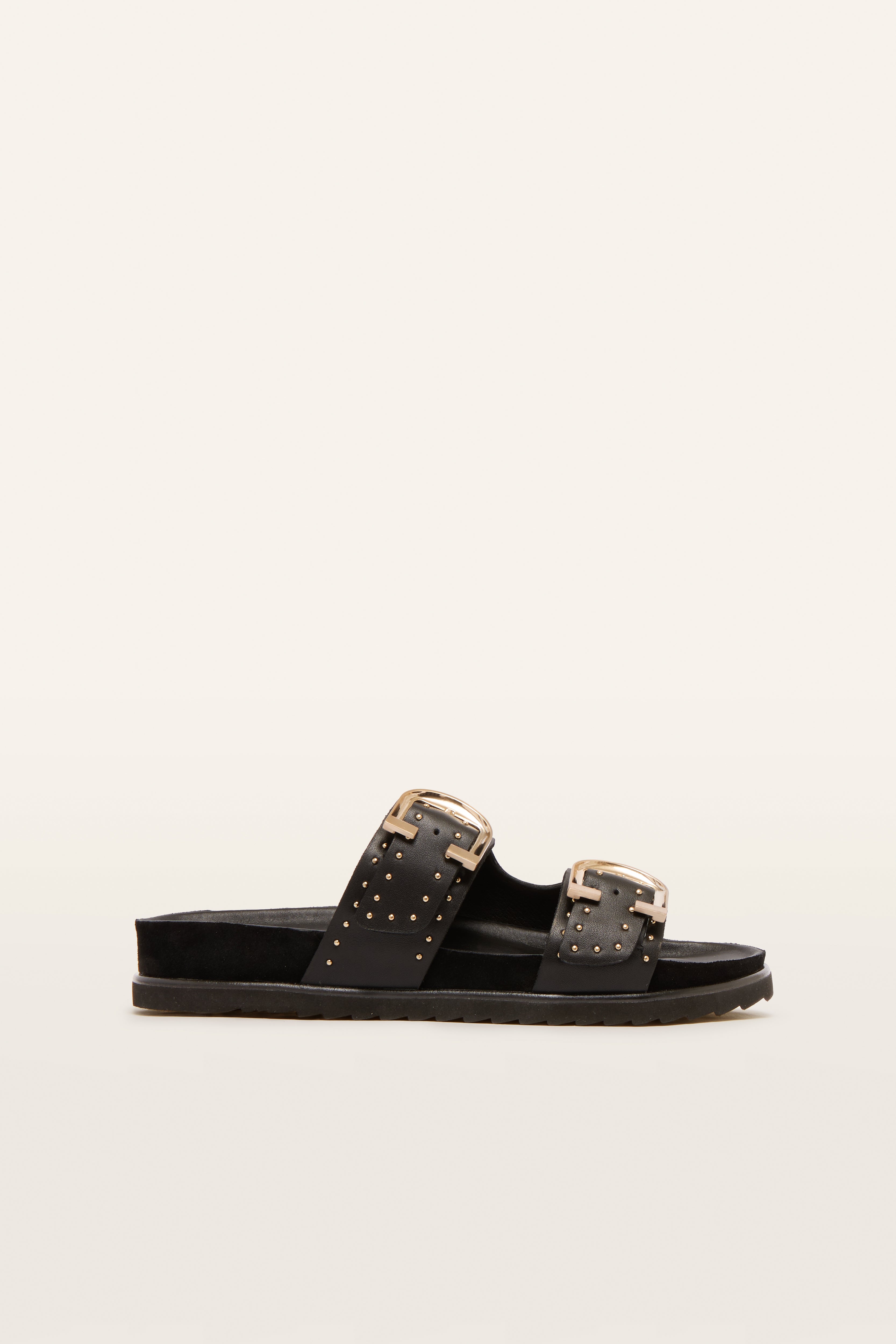 Deon Black Stud Sandals – Maison on Main Berry